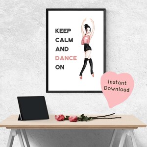 Dancer Gifts | Dancer Room Decor | Dance Print | Dance Art | Dance ...