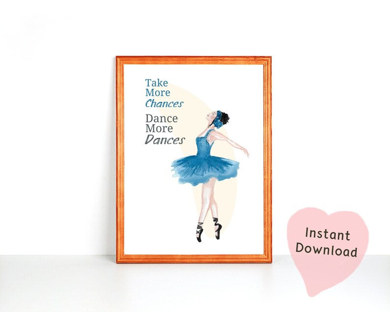 Dance Art | Dancer Gifts | Dancer Room Decor | Dance Print | Dance ...
