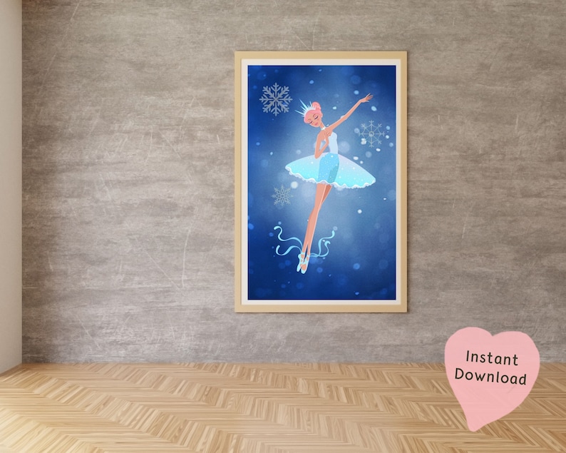 Snow Queen | Nutcracker Ballet Wall Art | Nutcracker Ballet Christmas ...