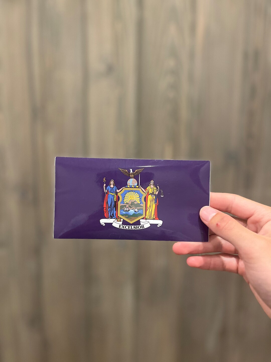 New York State Flag Sticker - Etsy