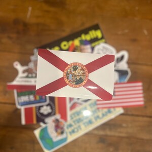 Florida State Flag Sticker - Etsy