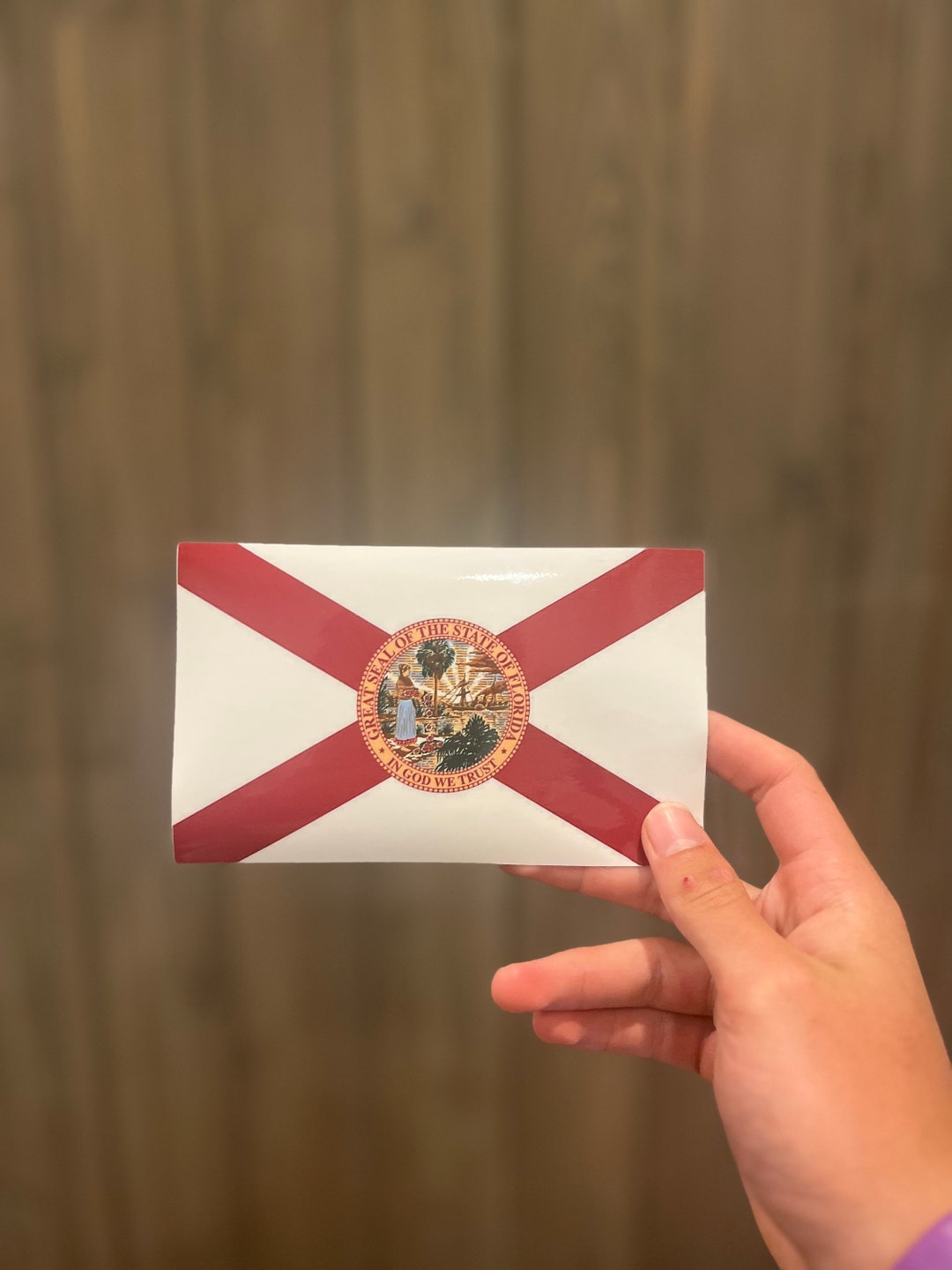 Florida State Flag Sticker - Etsy