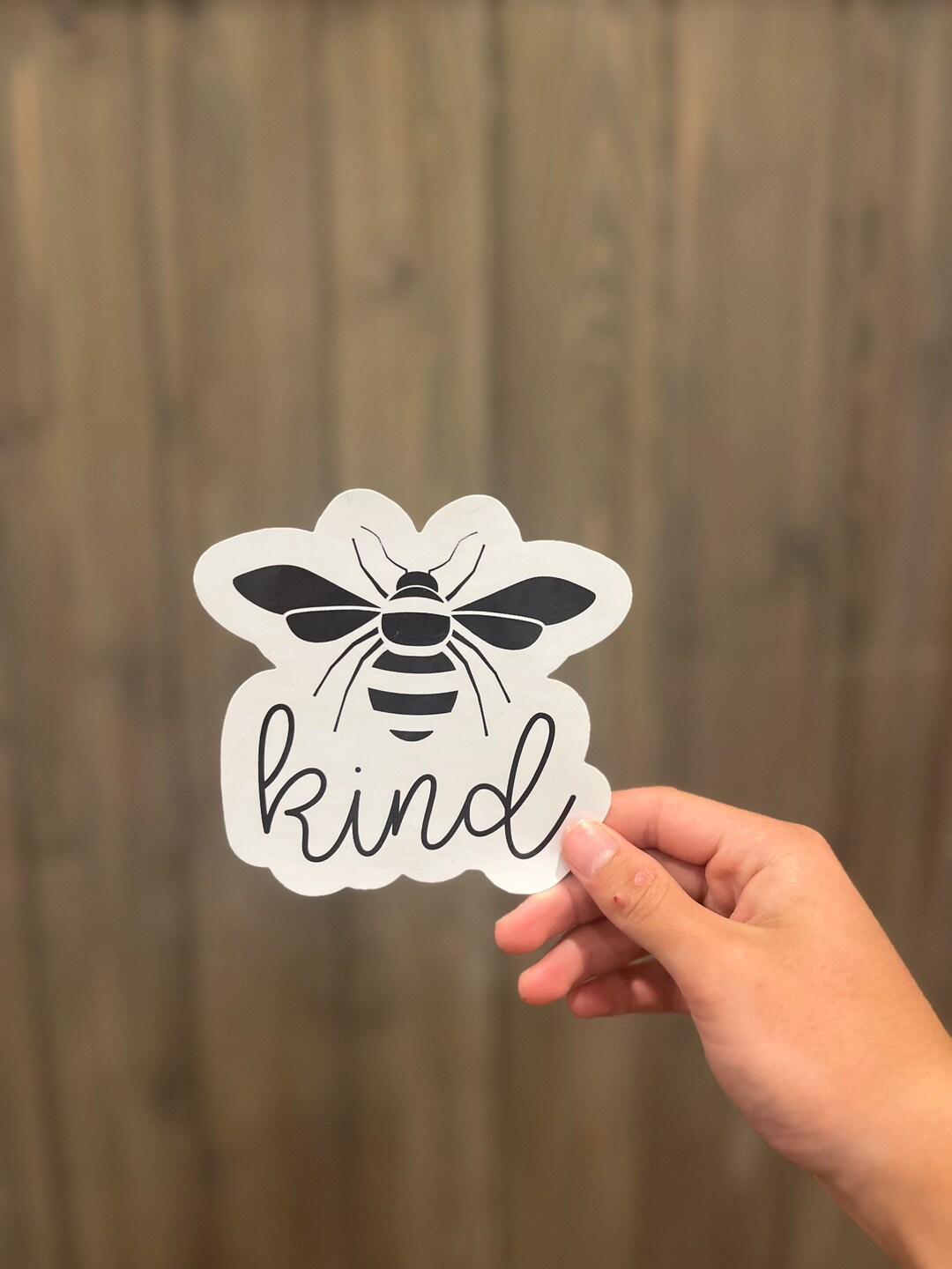 Bee Kind Vinyl Decal Car Decal Tumbler YETI Decal - Etsy