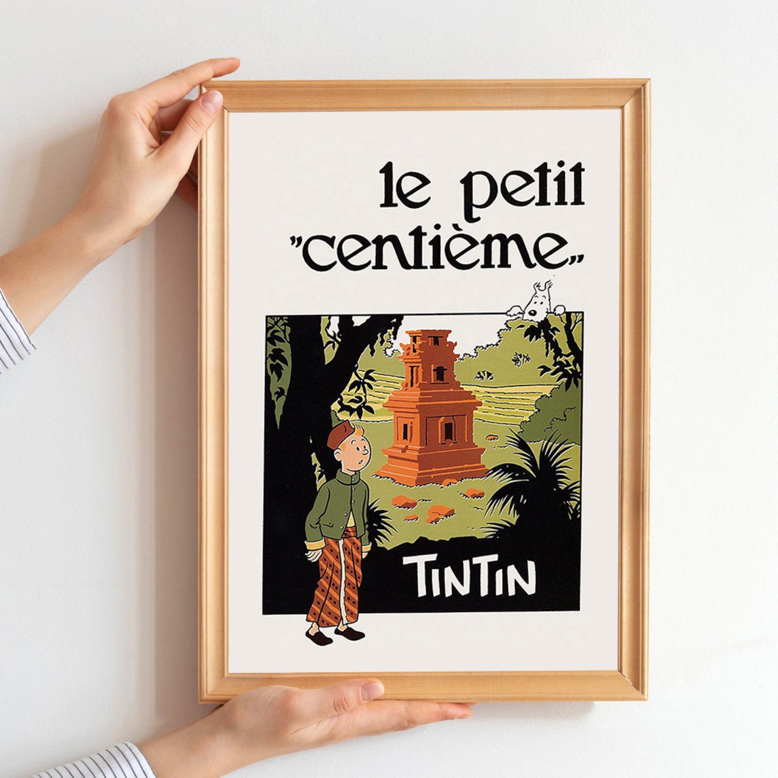 Tintin Poster Tintin Herg Art Exhibition Poster Tintin | Etsy