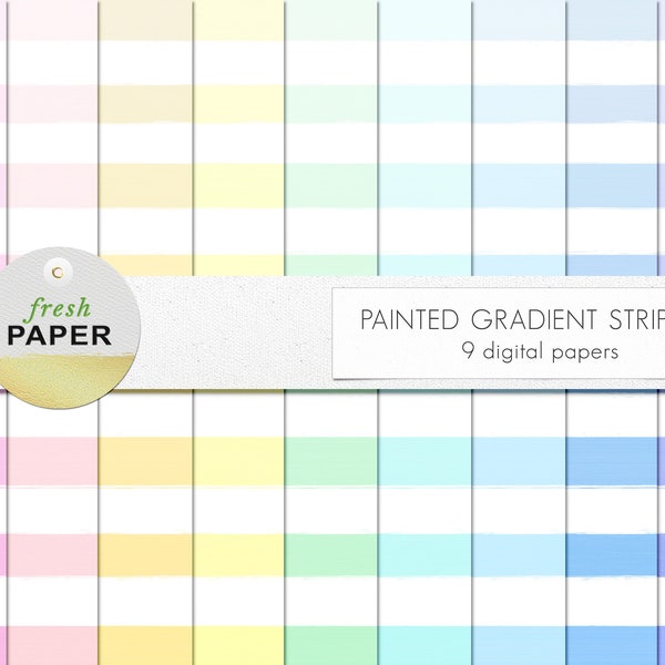 Stripe Digital Paper - Etsy