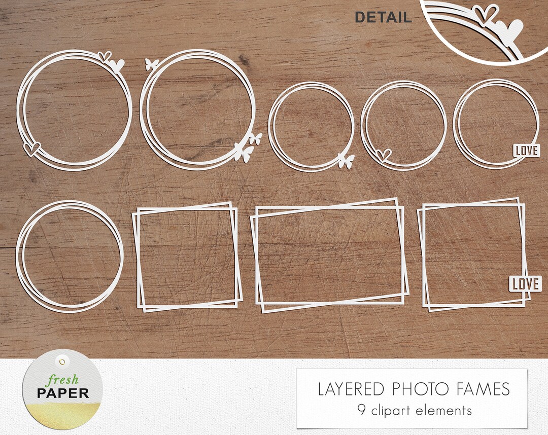 Digital Photo Frames, Frame Clipart, Photo Frames Clipart, Digital ...