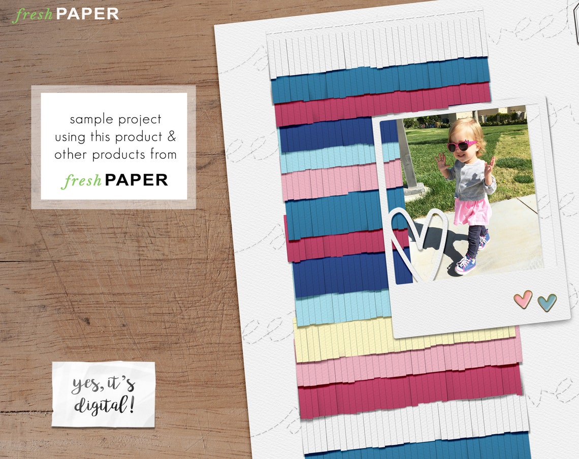 Fringe Clipart, Fringe Border, Digital Stickers, Digital Fringe ...