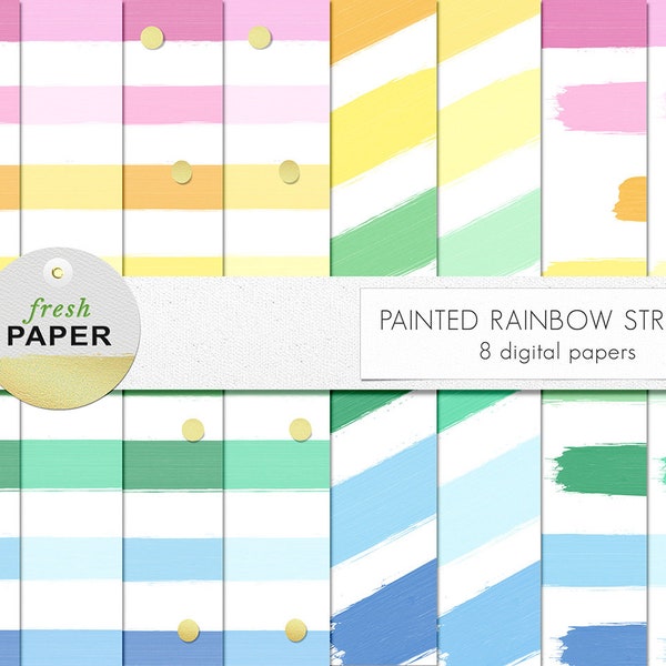 Rainbow Stripe - Etsy