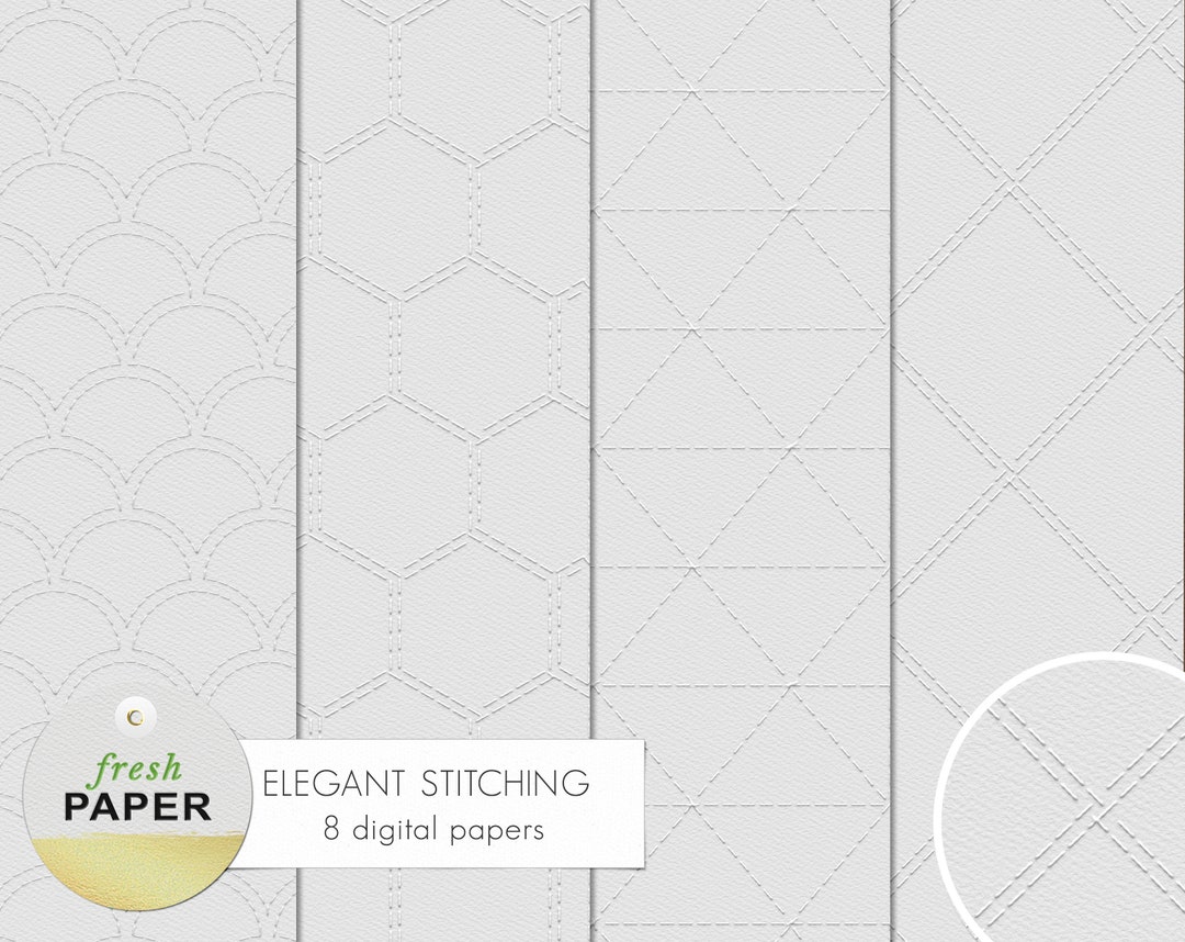Elegant Digital Paper, Wedding Digital Paper, White Digital Paper ...