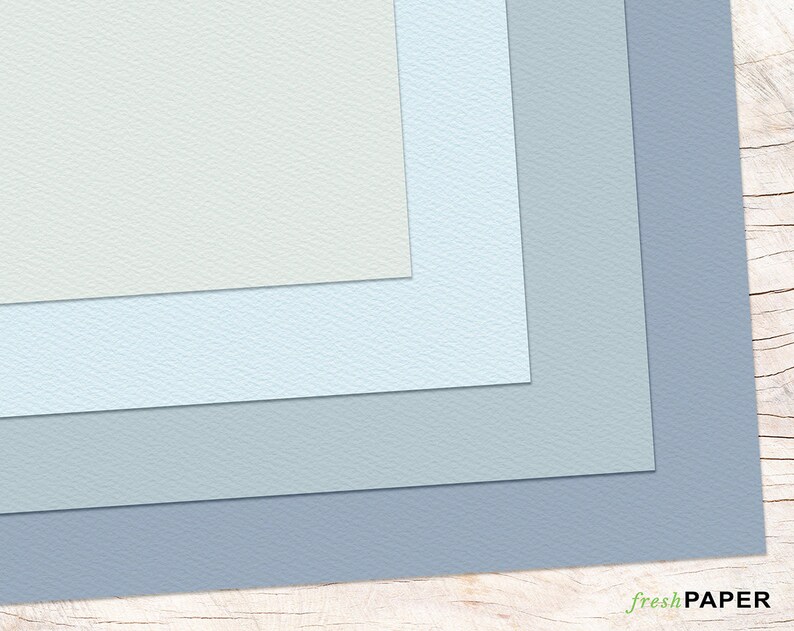 Digital Cardstock Natural Colors, Digital Paper, Blue Cardstock, Green ...