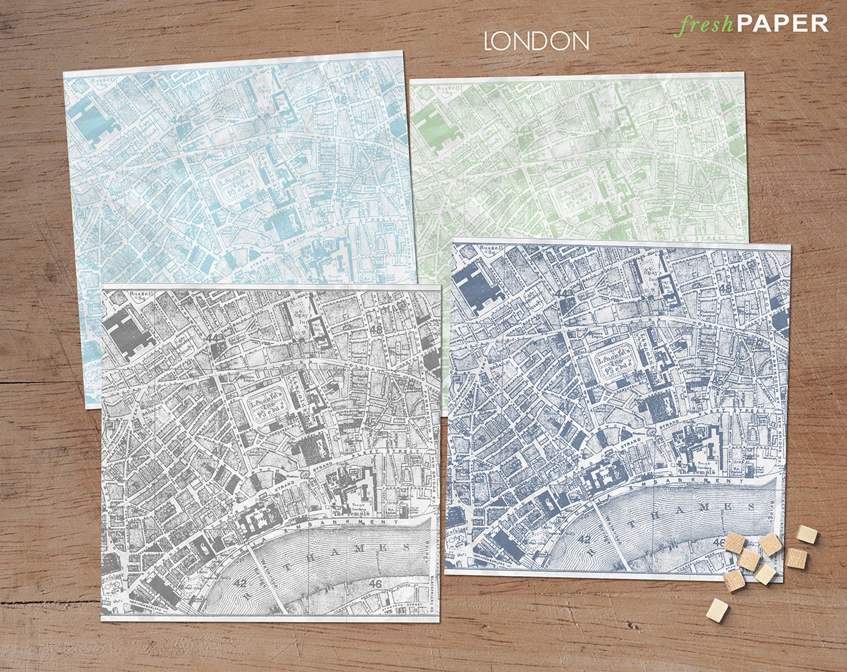 Map Digital Paper, City Maps, Vintage Maps, Maps, London Map, Rome Map ...