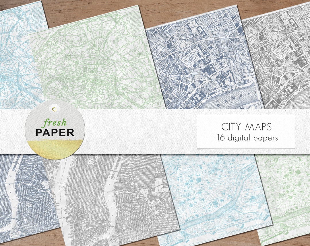 Map Digital Paper, City Maps, Vintage Maps, Maps, London Map, Rome Map ...