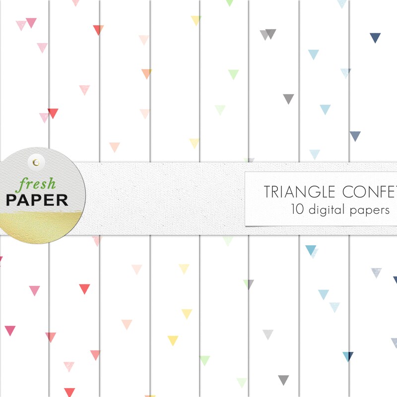 Triangle Confetti - Etsy