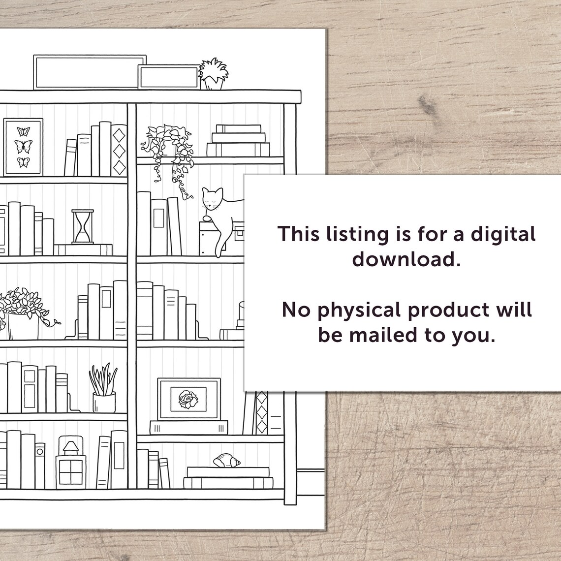 Bookshelf Reading Tracker Printable, 50 Book Tracker, Bookshelf Reading ...