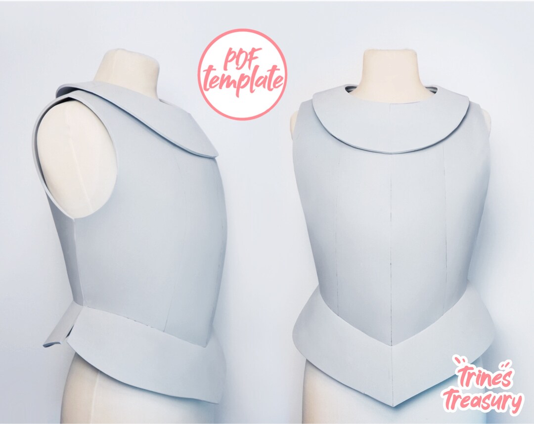 Medieval Breastplate Pattern for EVA Foam A4 and US Letter Instant ...