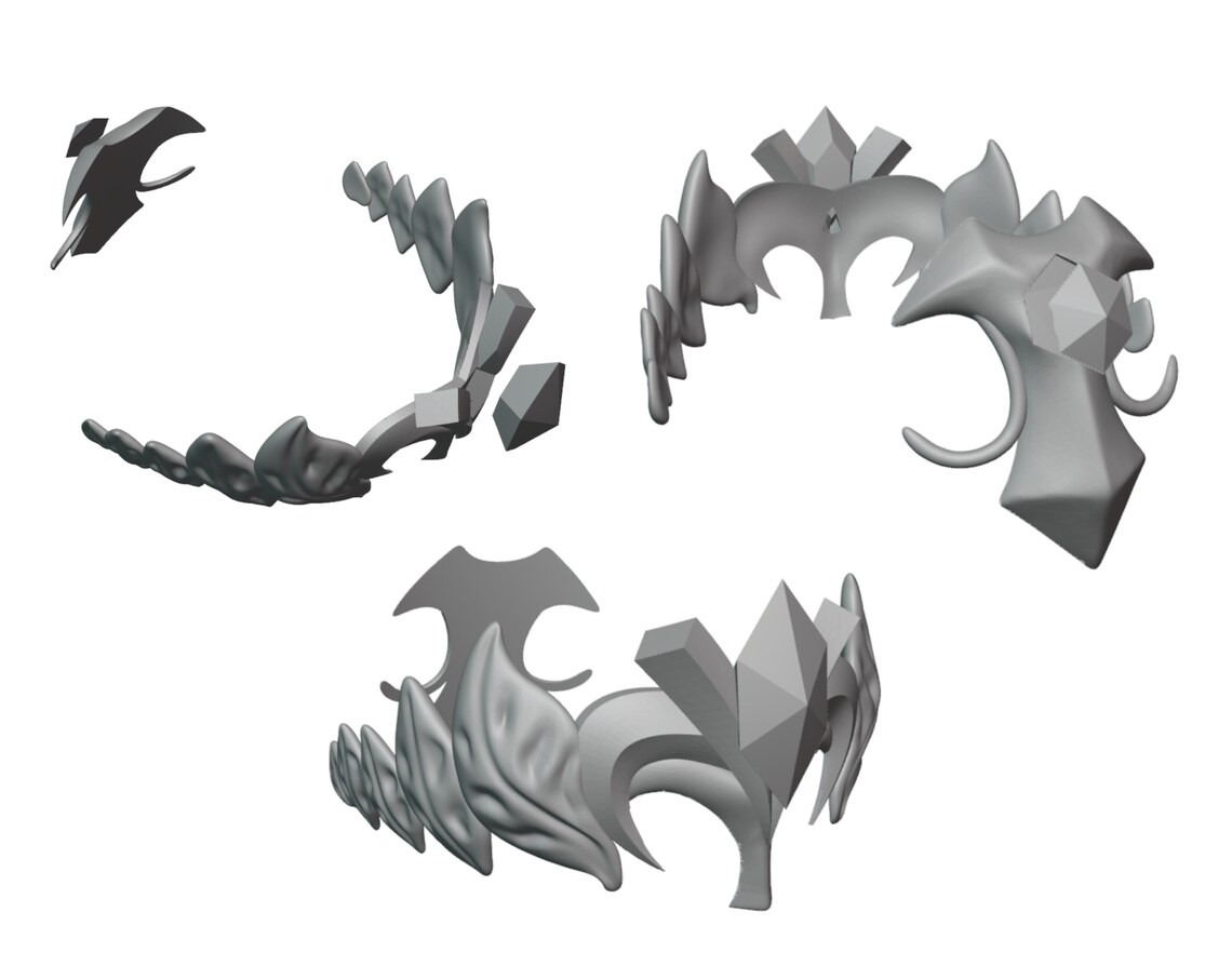 Twilight Princess Zelda Cosplay 3D Models STL Files for 3D - Etsy