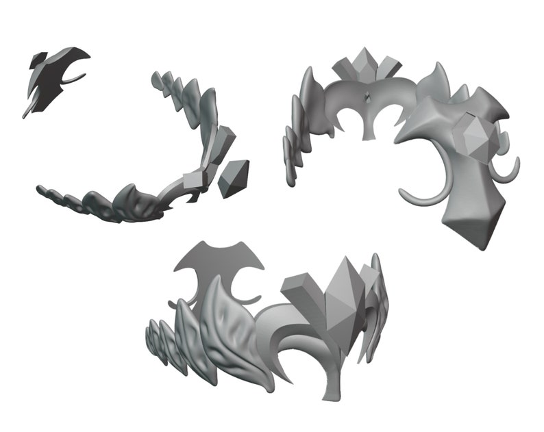 Twilight Princess Zelda Cosplay 3D Models STL Files for 3D - Etsy