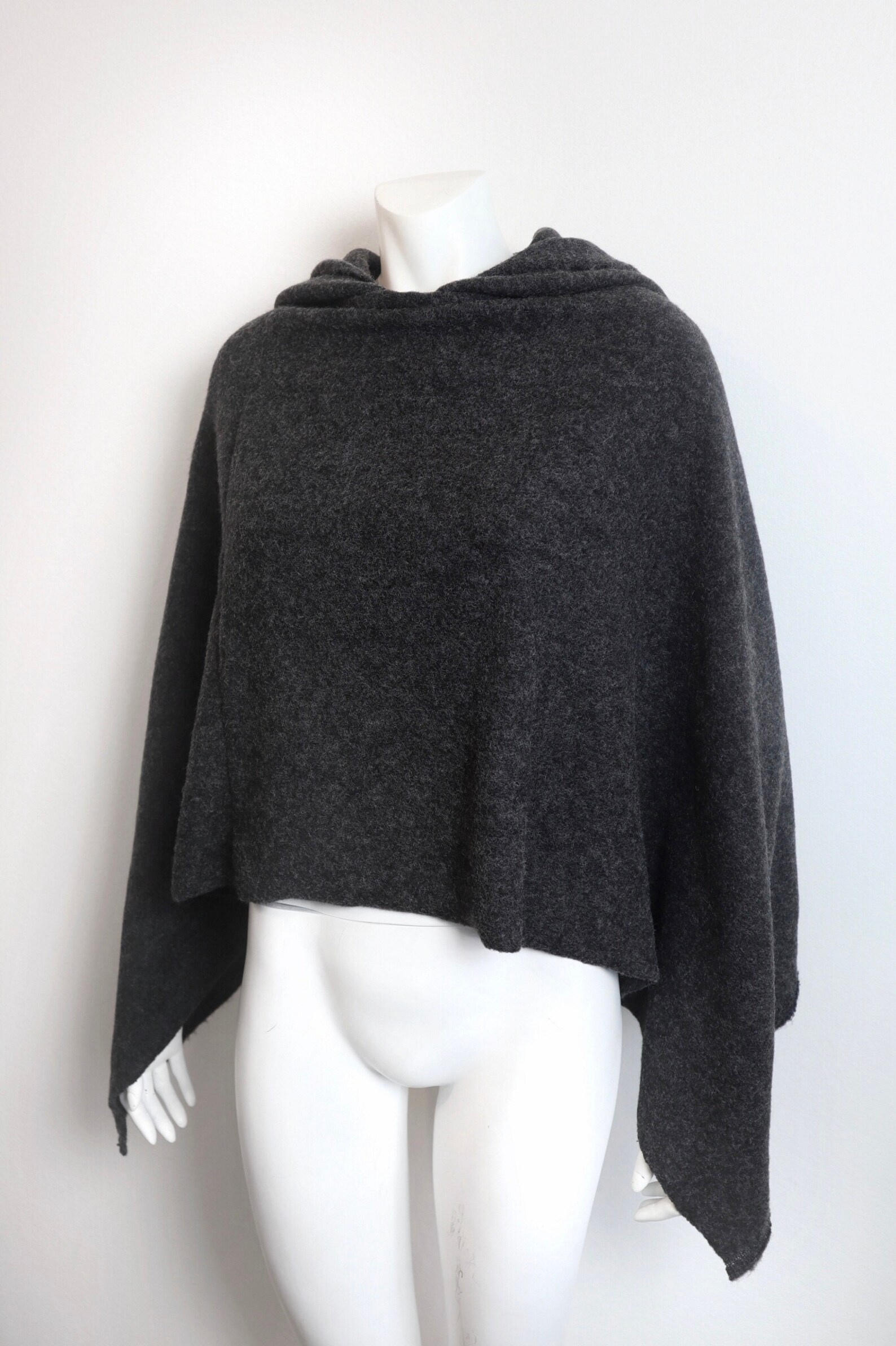 Simple Hooded Poncho Sewing Pattern + Guide (3 Different Hood Shapes ...