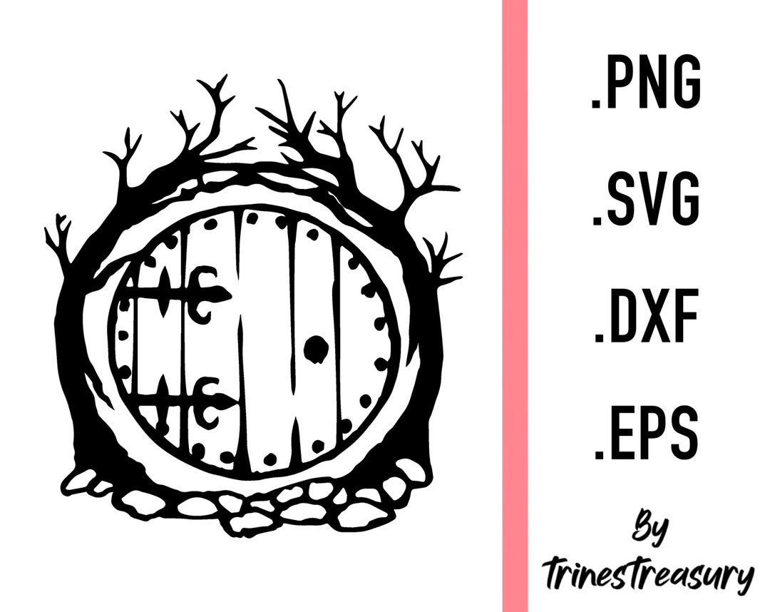 Hobbit Home Vector Files - .png .svg .dxf .eps - Instant Digital ...