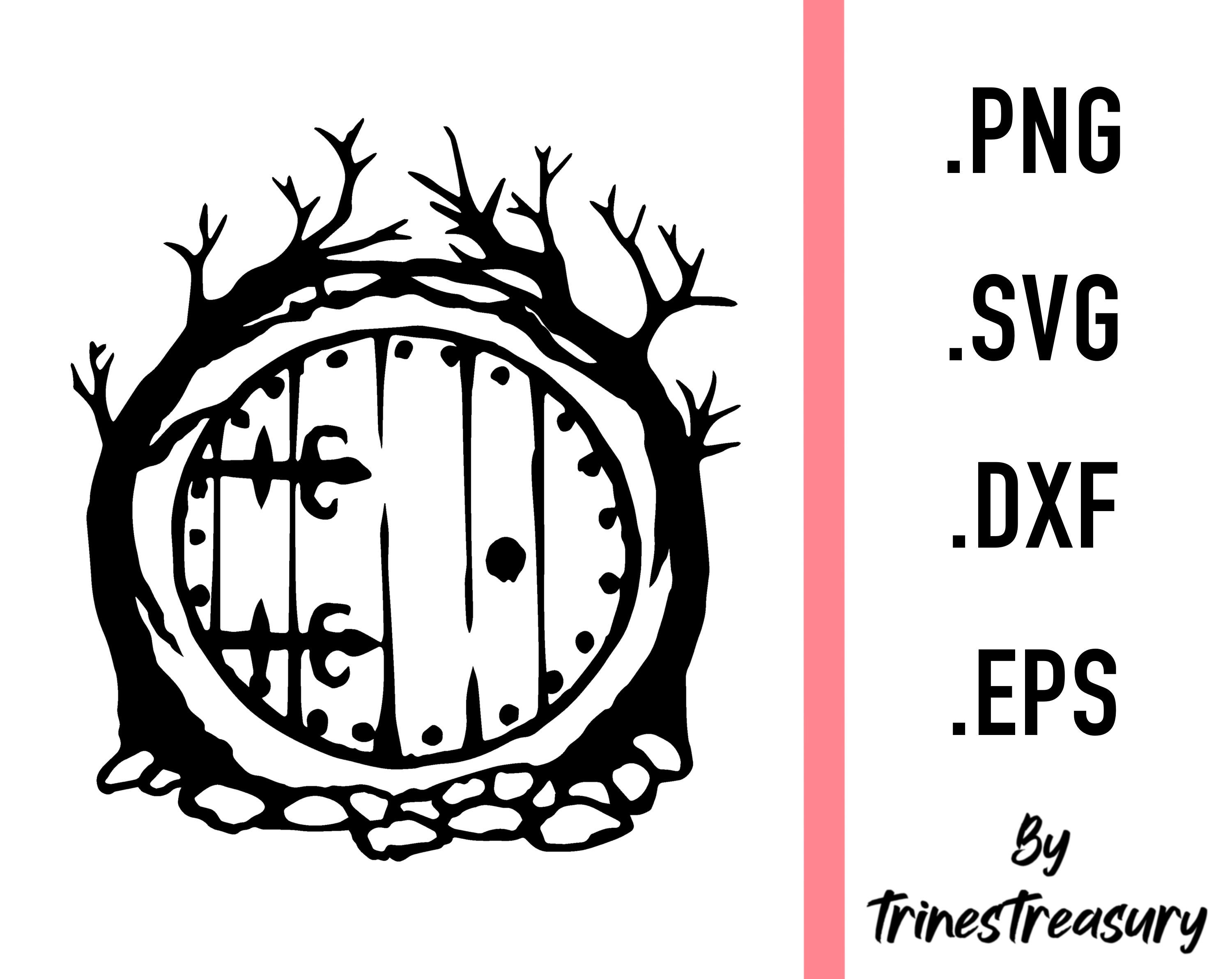 Hobbit Home Vector Files .png .svg .dxf .eps Instant Digital Download ...