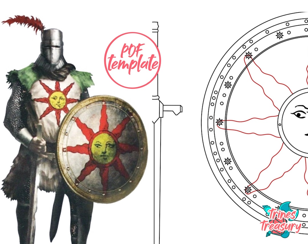 Sunlight Shield and Sword Blueprint/template! - Etsy