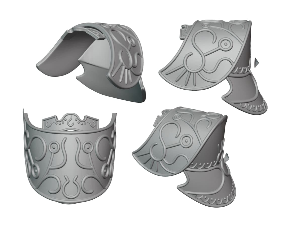 Twilight Princess Zelda Cosplay 3D Models STL Files for 3D - Etsy