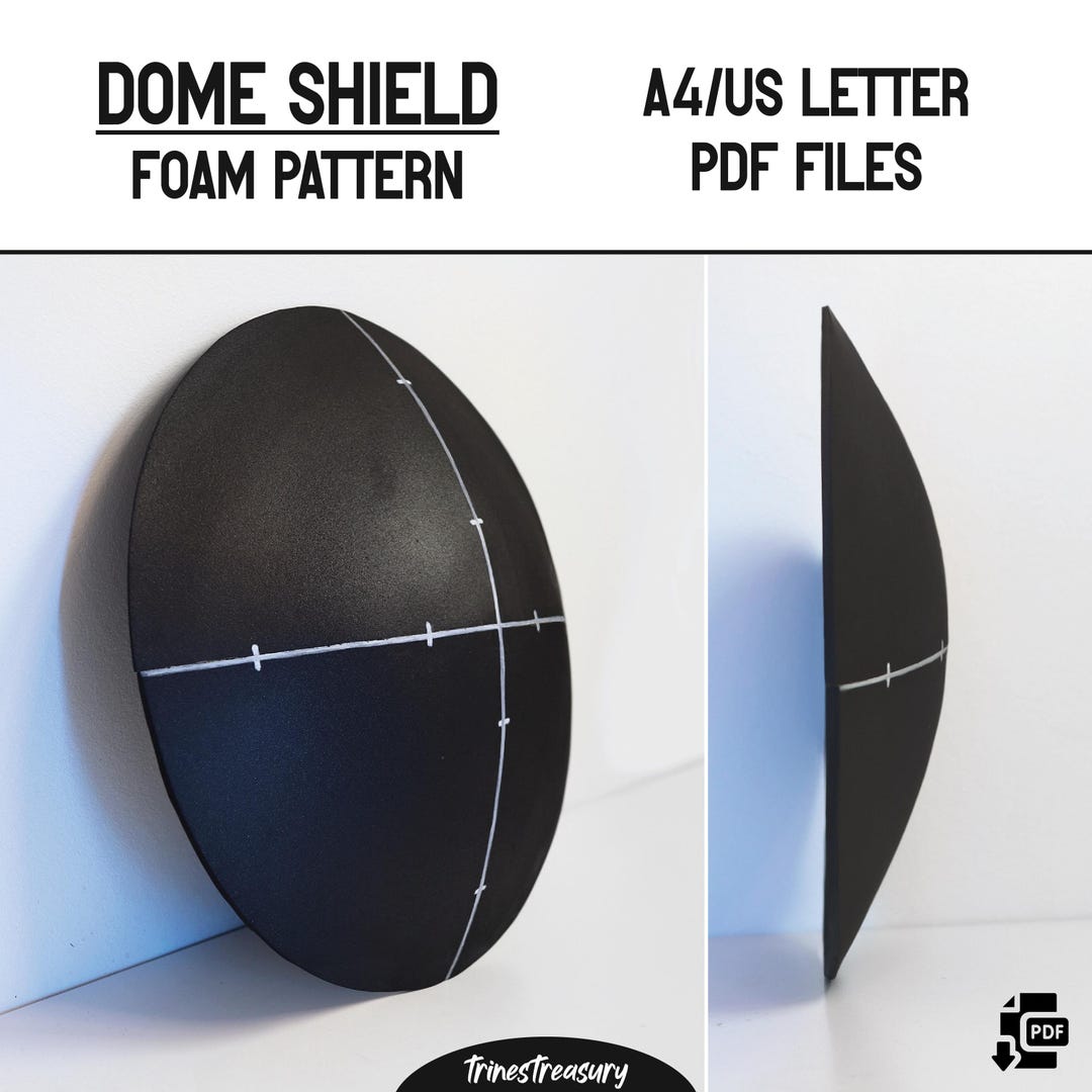 Round Dome Shield Pattern - 2sizes - A4 and US Letter - Instant Digital ...