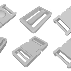 Belt Buckles and Strap Accessories 3D Models - STL Files - Etsy