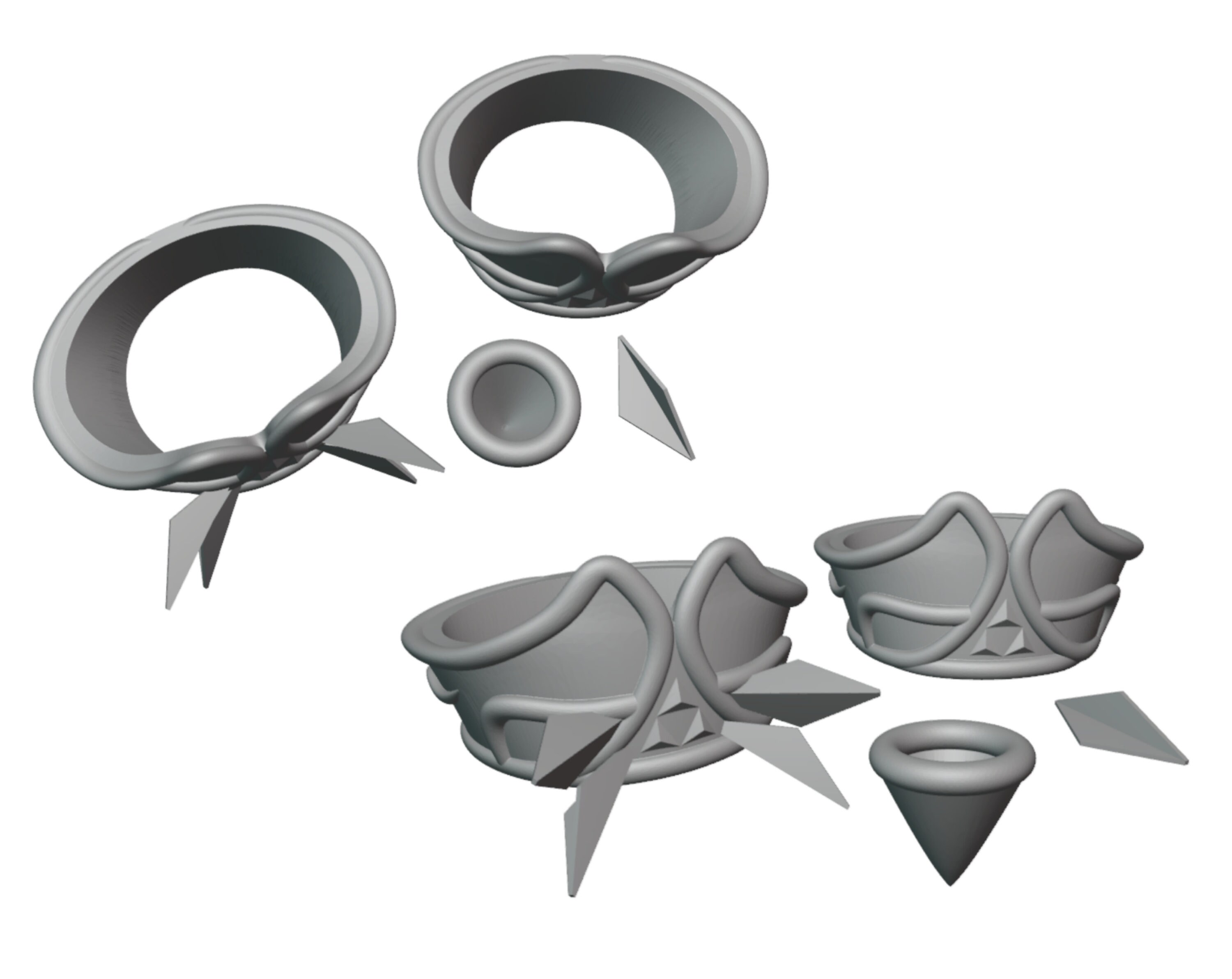 Twilight Princess Zelda Cosplay 3D Models STL Files for 3D - Etsy