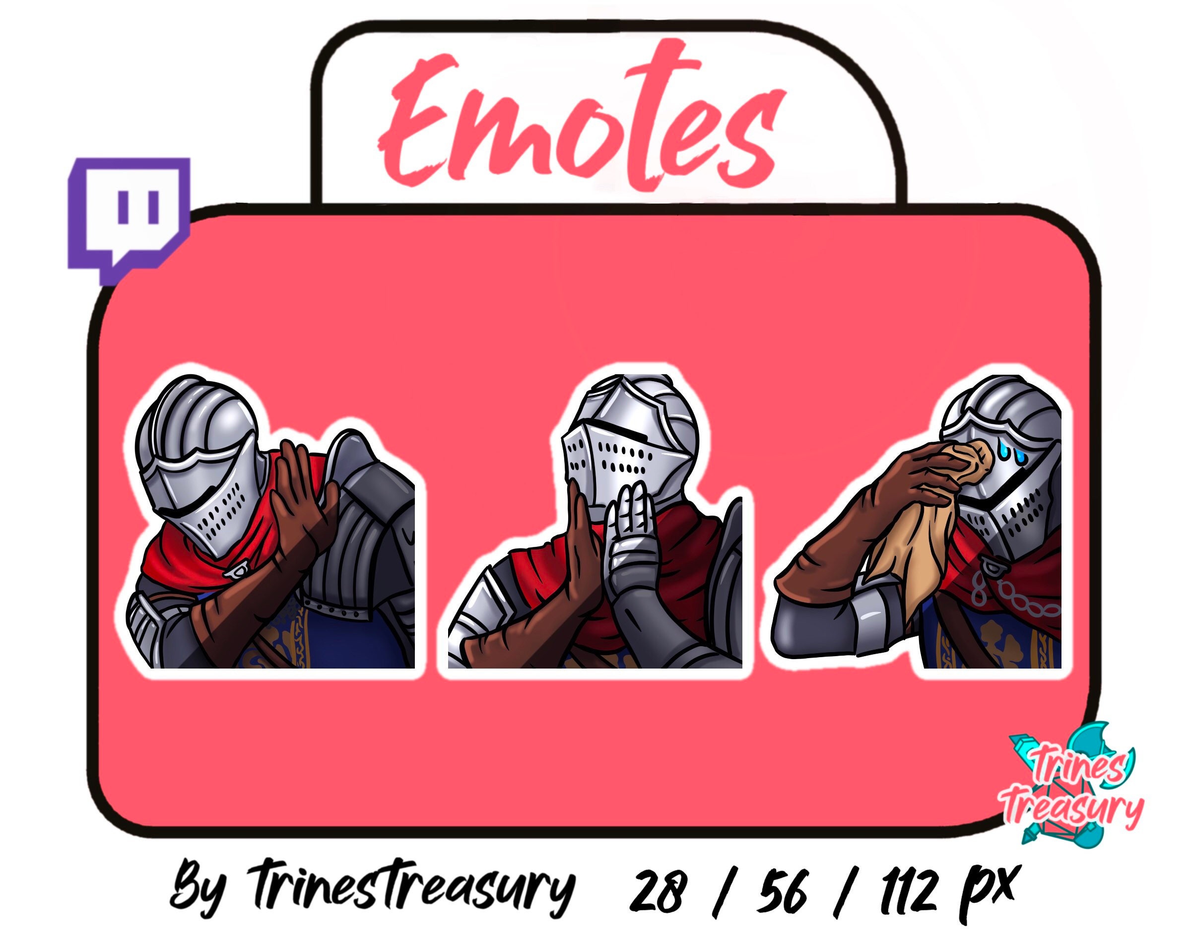 3 Dark Souls Emotes for Twitch! "nah", "satisfying" and "nervous" - Etsy UK