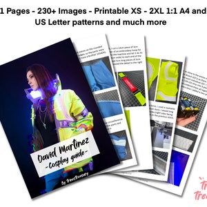 David Cyberpunk - Cosplay Guide E-book + XS - 2XL A4 and US Letter ...