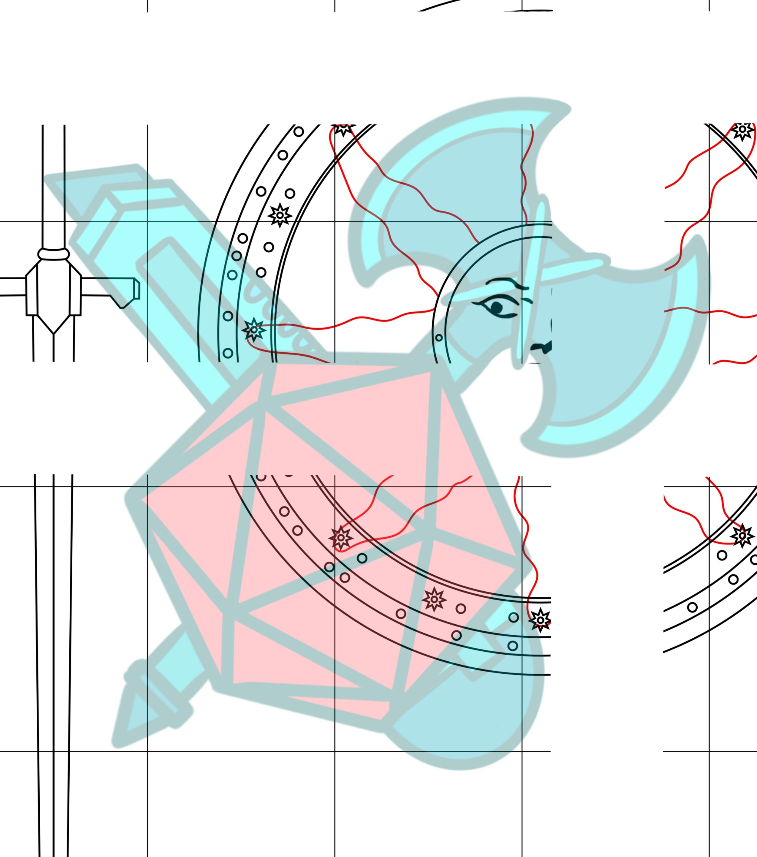 Sunlight Shield and Sword Blueprint/template! - Etsy
