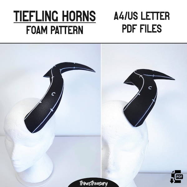 Curved Horns Pattern - Etsy