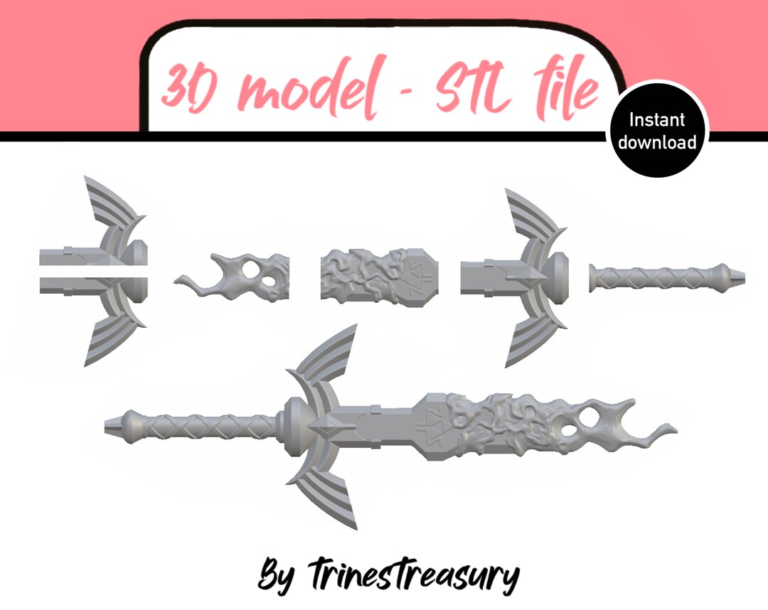 Decayed/broken Master Sword 3D Model STL Files for 3D Printing - Etsy