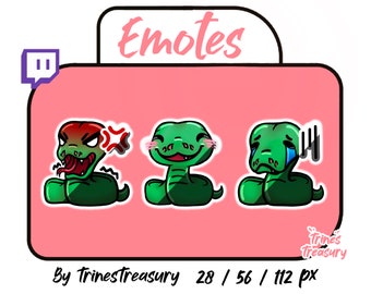 Snake Twitch Emotes - Etsy UK