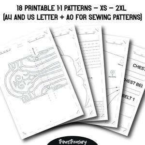 Bloodborne Hunter - Cosplay Guide + Patterns (sizes XS - 2XL - A4, A0 ...