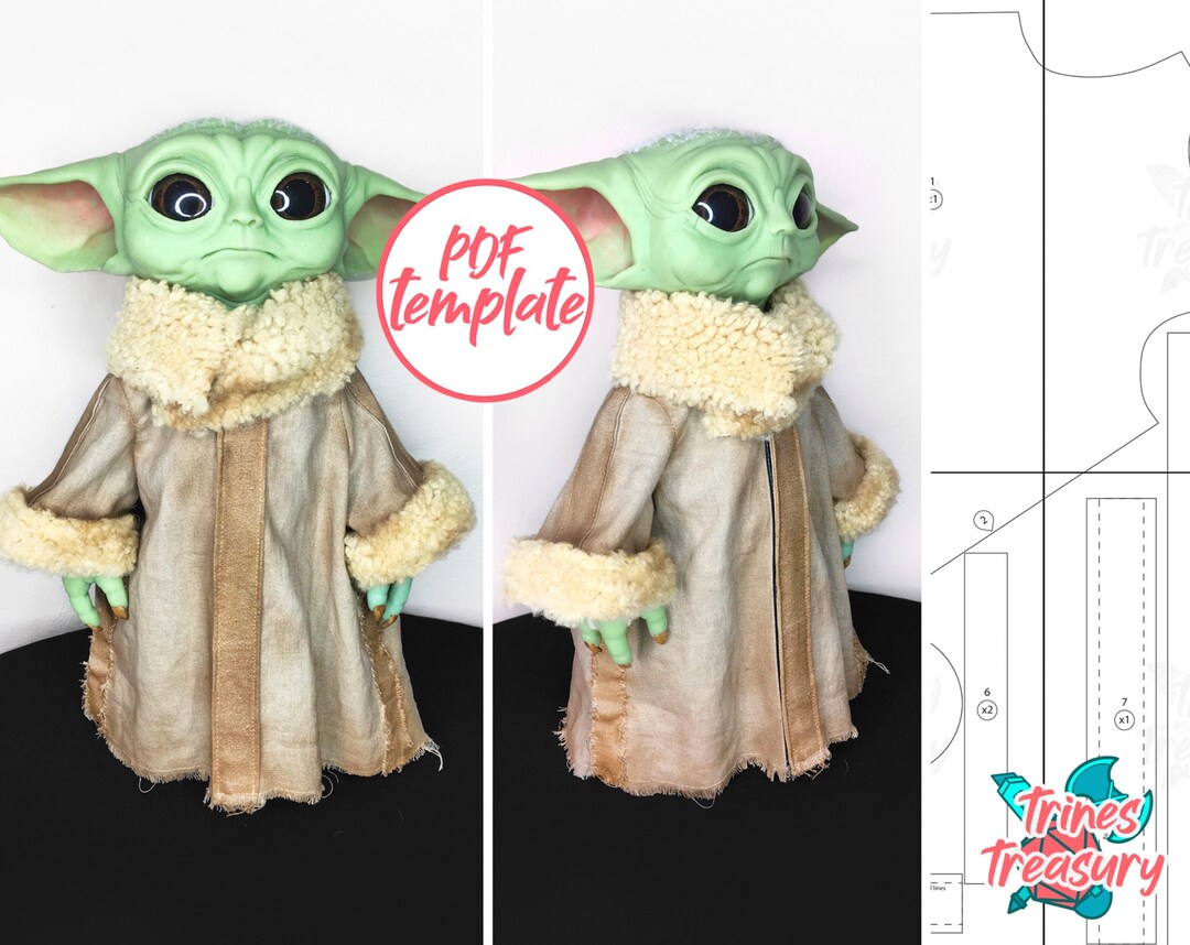 Grogu Jacket Sewing Pattern A4 and US Letter - Etsy