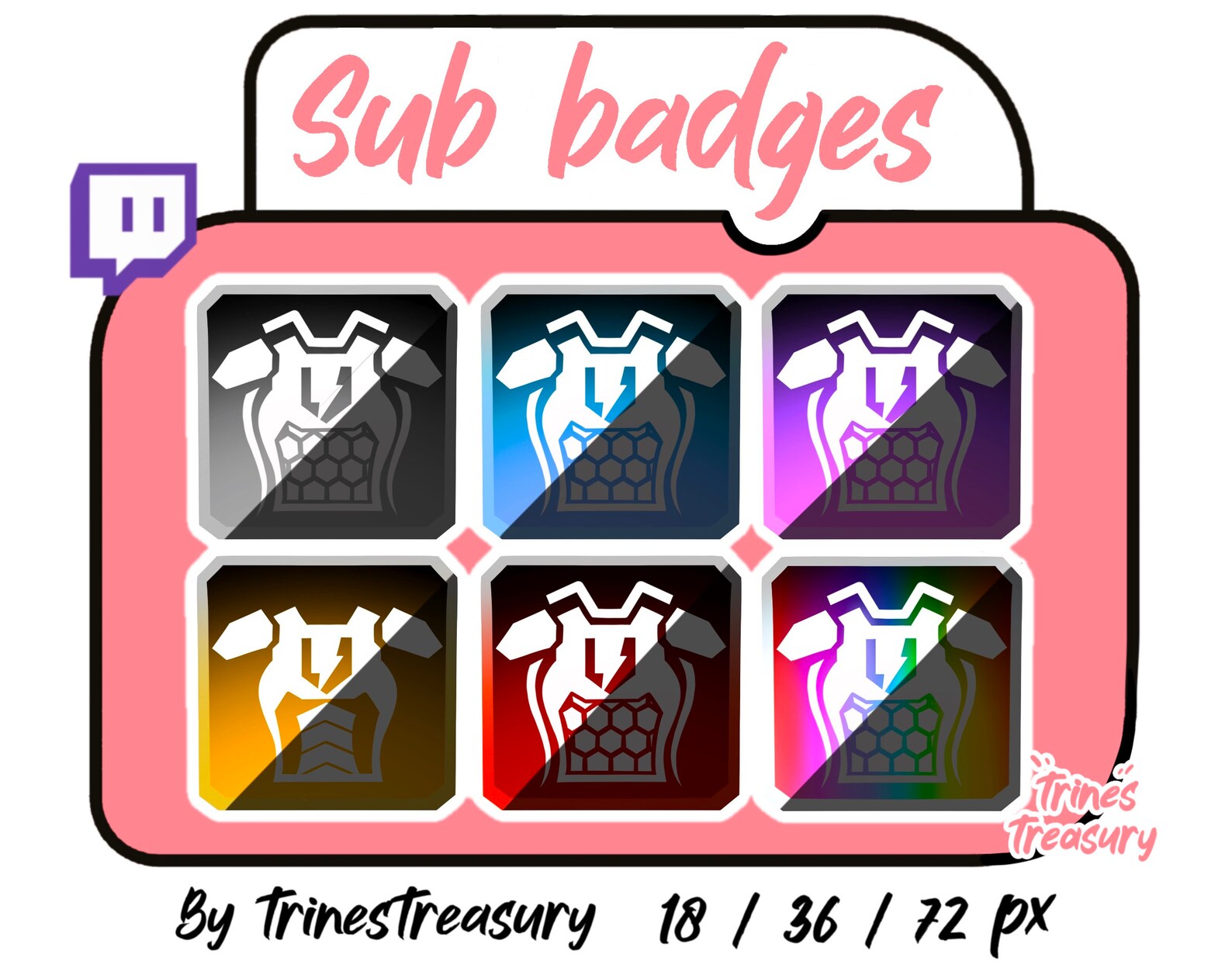 6 Apex Legends EVO Shield Sub Badges for Twitch - Etsy