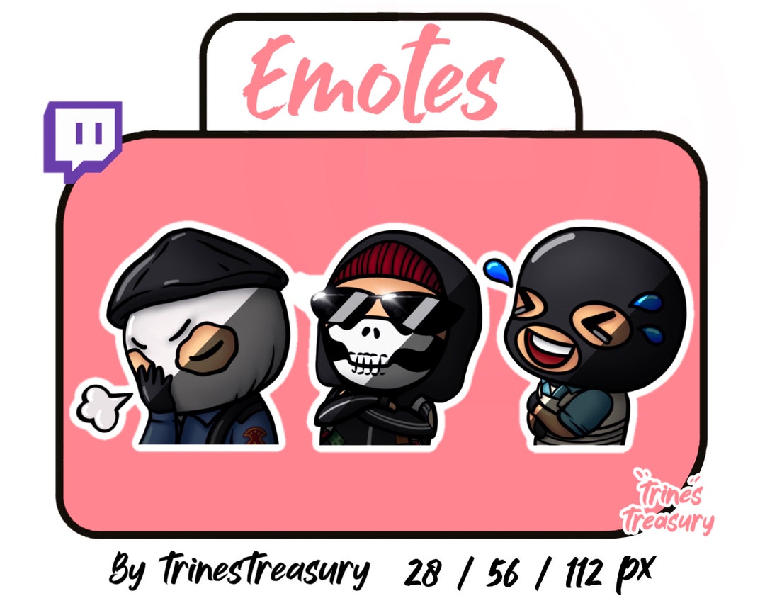 3 CSGO T Emotes for Twitch - Sigh, Laugh and Get REKT - Etsy