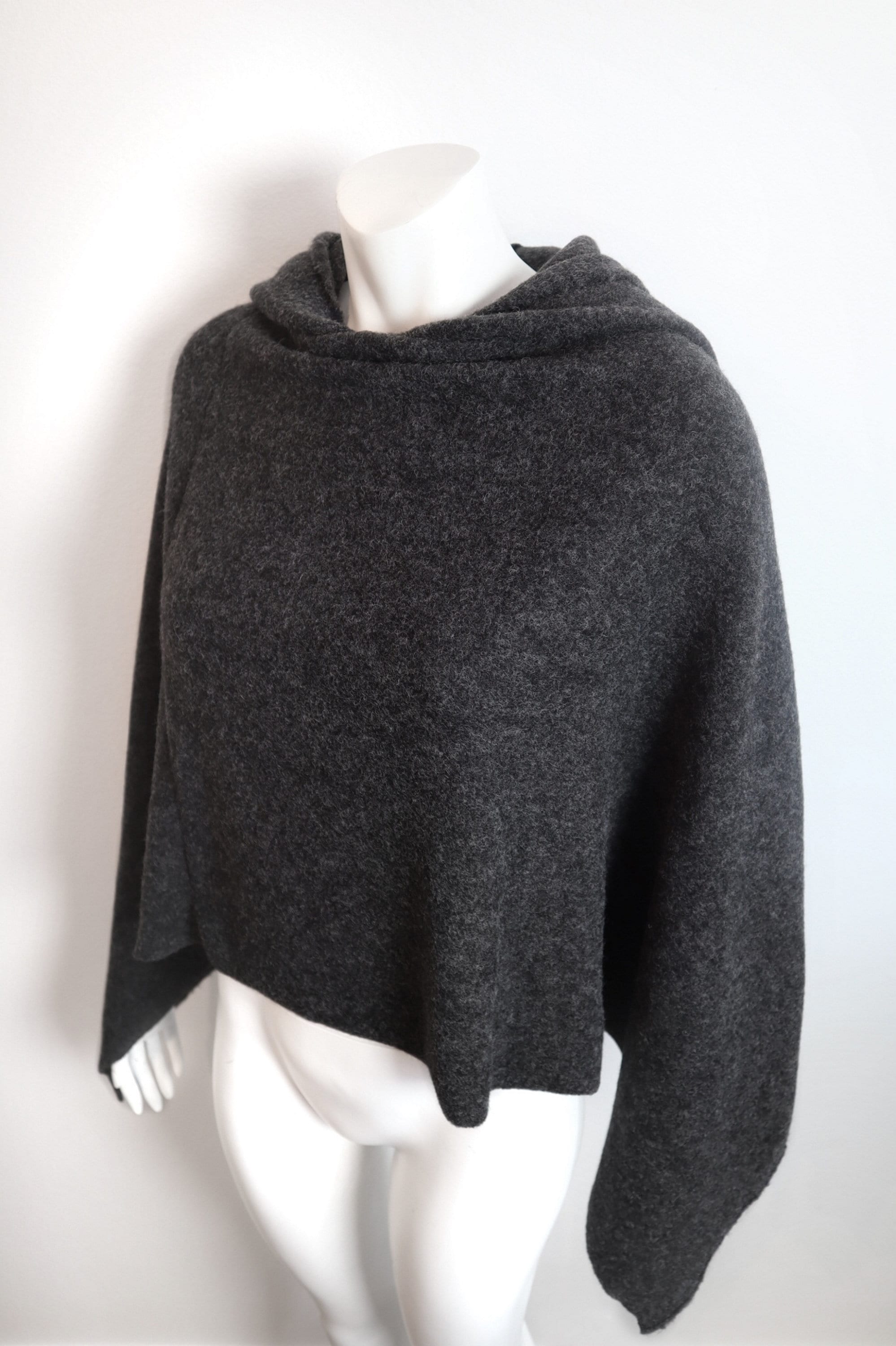 Simple Hooded Poncho Sewing Pattern + Guide (3 Different Hood Shapes ...