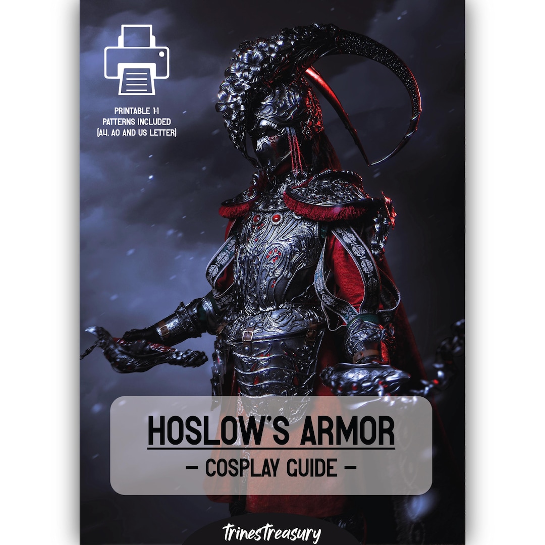 Hoslow's Armor - Cosplay Guide + Patterns (one Size - A4, A0 and US ...