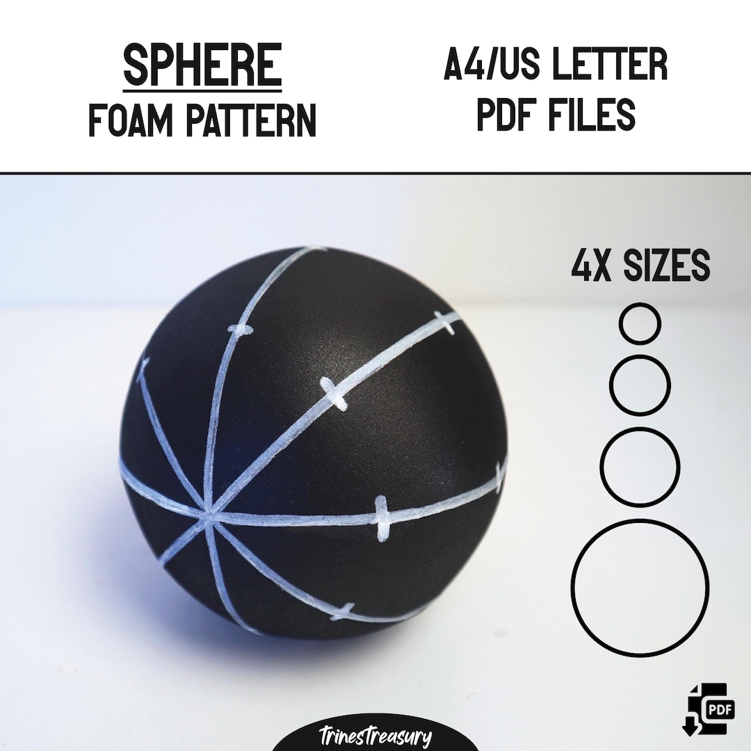 Fabric Sphere Template