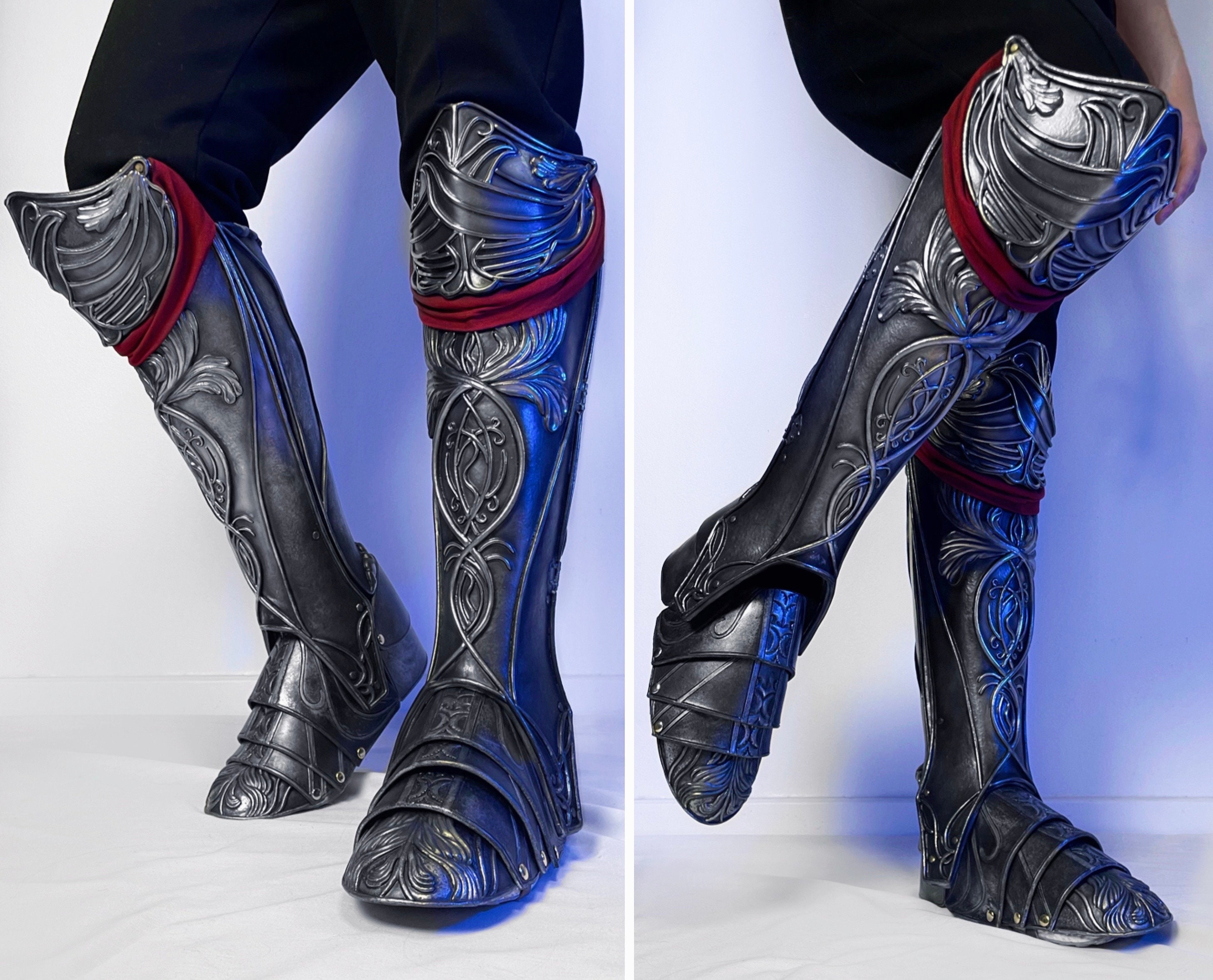 Medieval Leg Armor Pattern + Guide - A4 and US Letter - Instant Digital ...