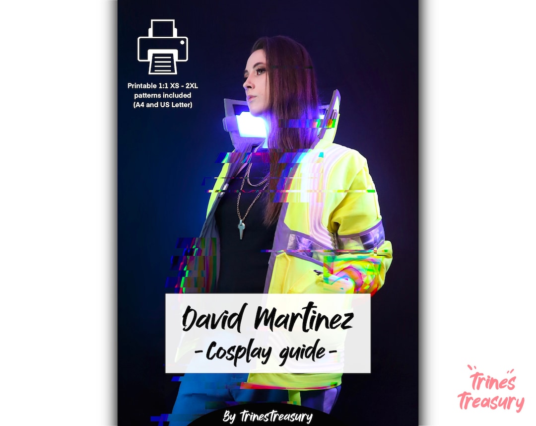 David Cyberpunk - Cosplay Guide E-book + XS - 2XL A4 and US Letter ...