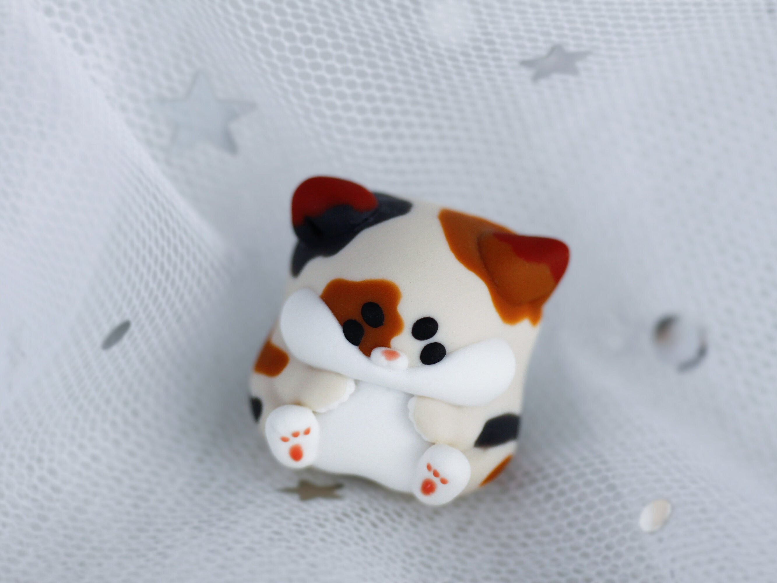 Cute Cat Keycaps - Animal Artisan Keycap - Perfect Handmade Gift for ...