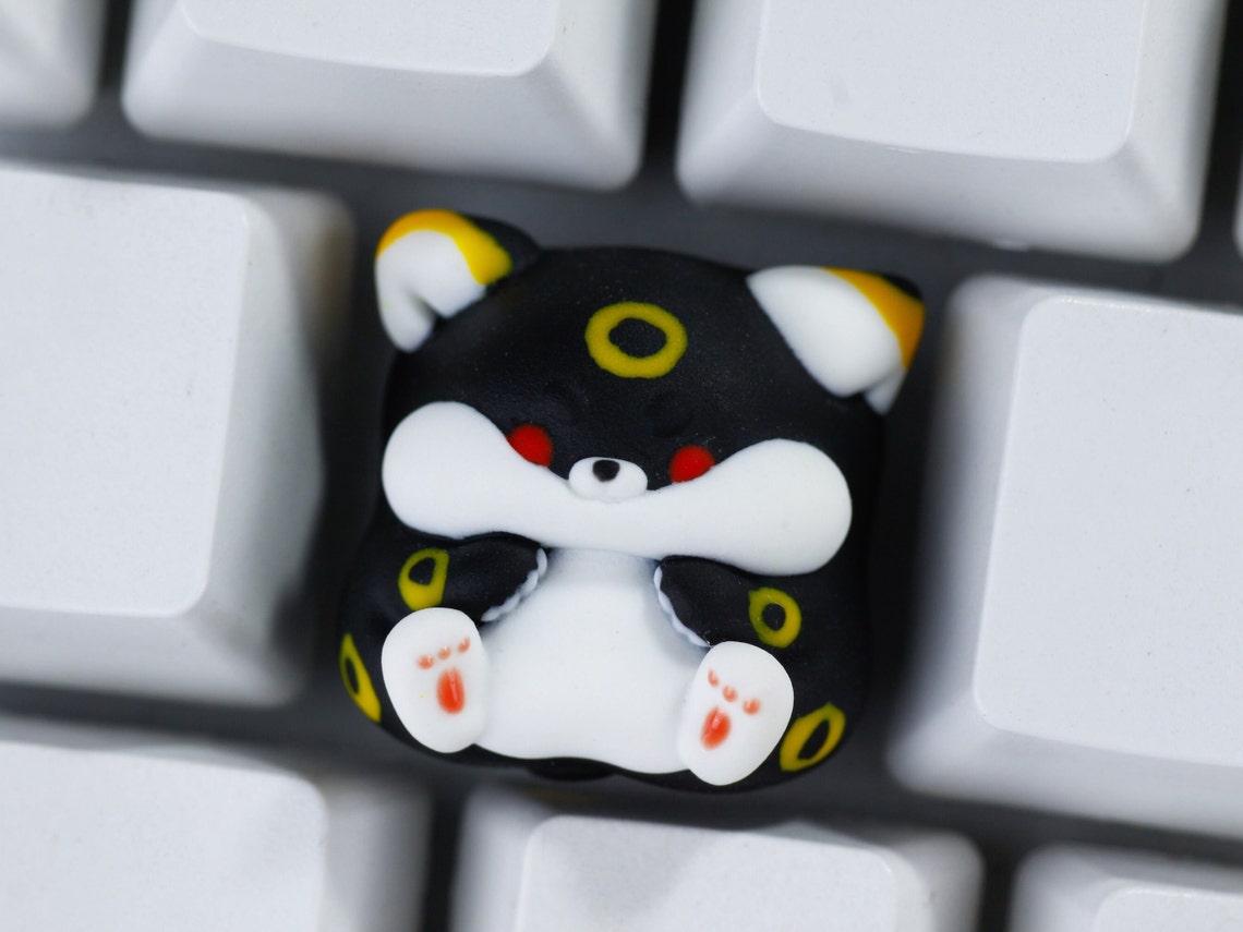 Cute Tiger Animal Artisan Keycap Cat Keycaps Perfect Handmade Gift - Etsy