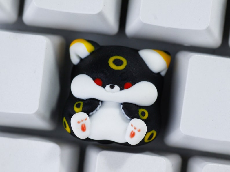 Cute Tiger Animal Artisan Keycap Cat Keycaps Perfect Handmade Gift - Etsy