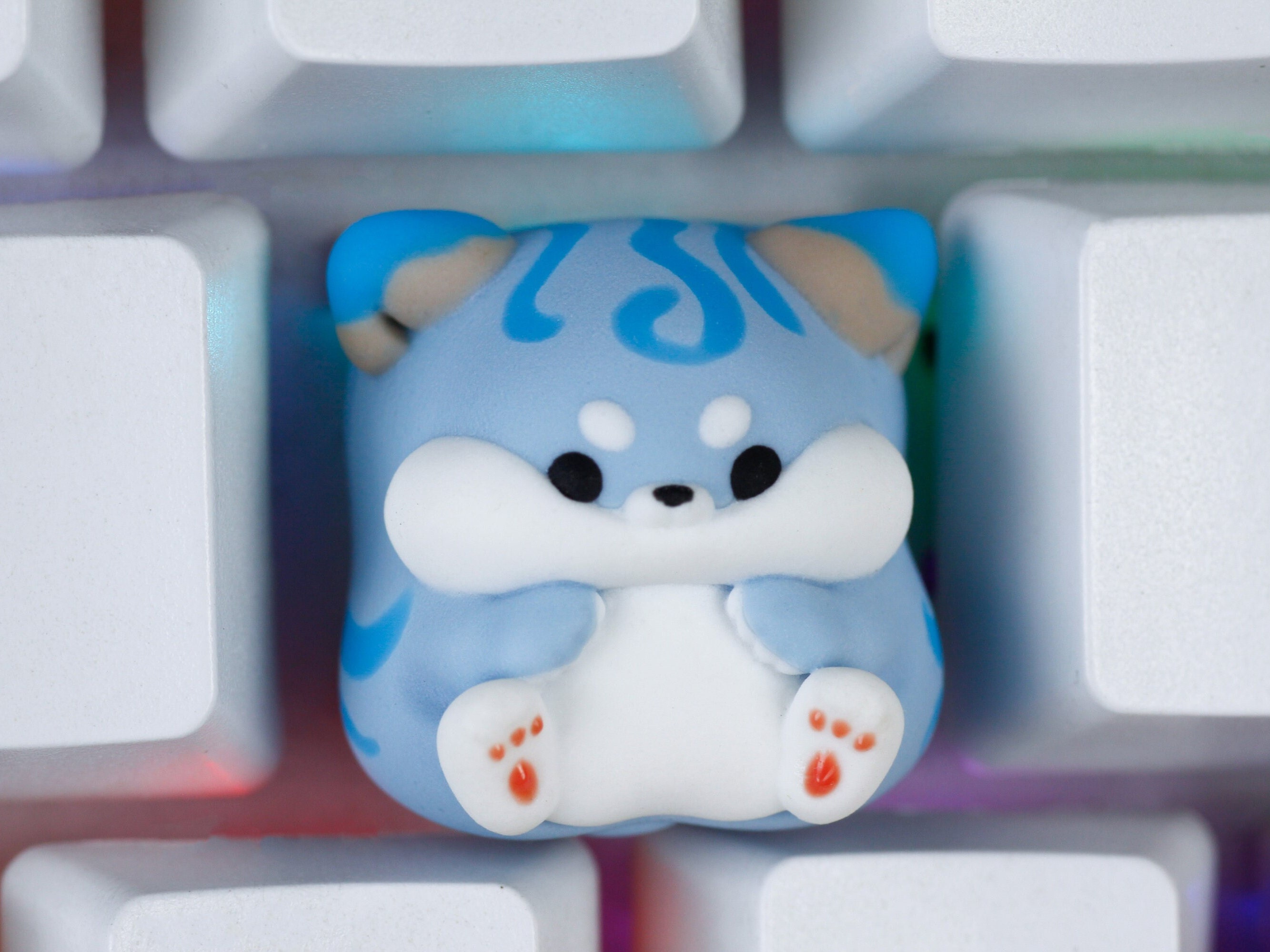 Animal Keycap Set - Artisan Cat Keycap - Accessories for Mechanical ...