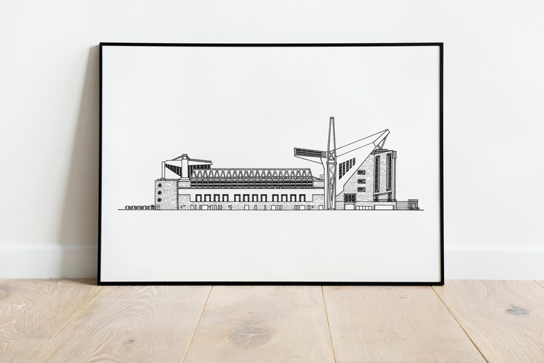 Anfield Print Anfield Stadium Print Anfield Art Print | Etsy