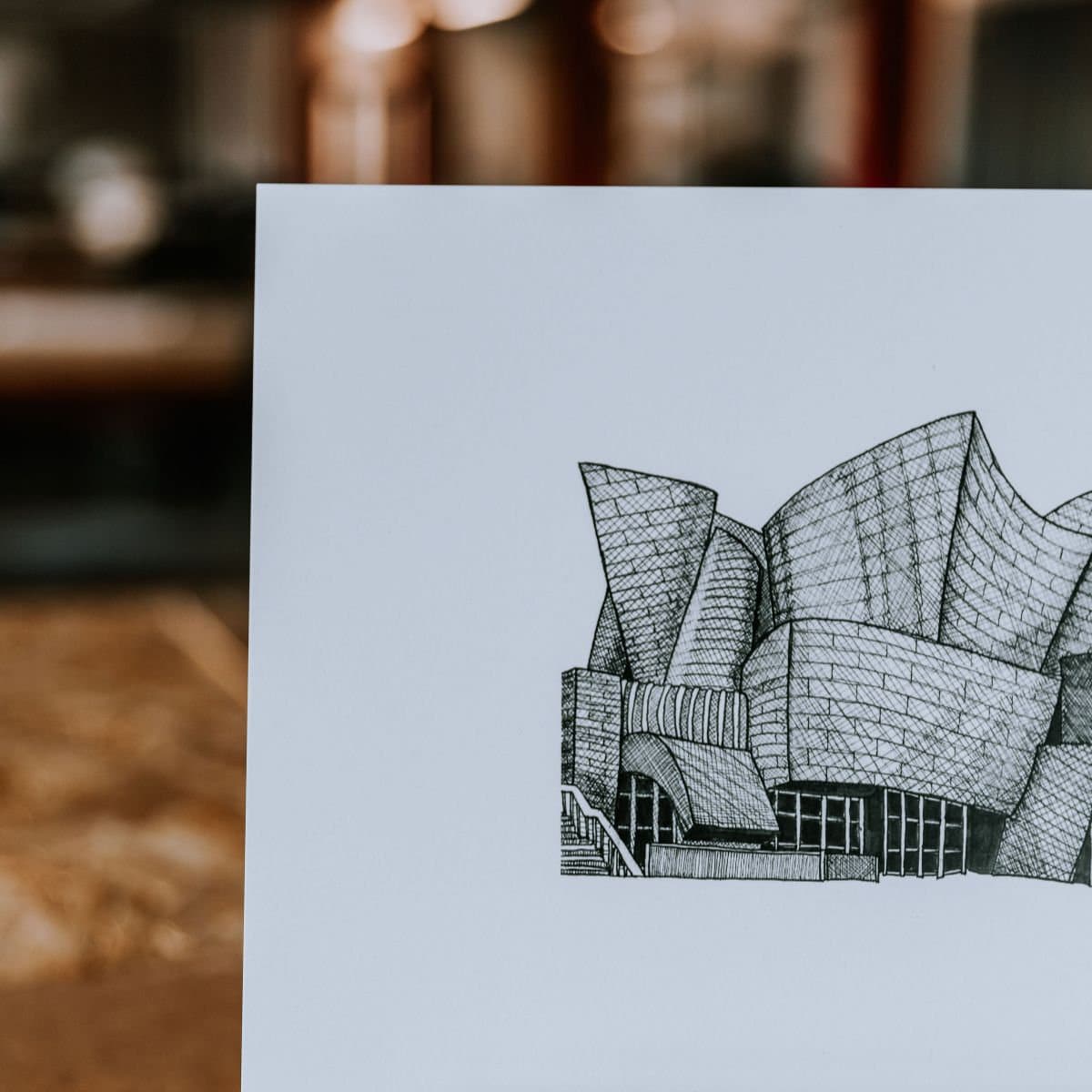 Frank Gehry Sketch Disney Ice